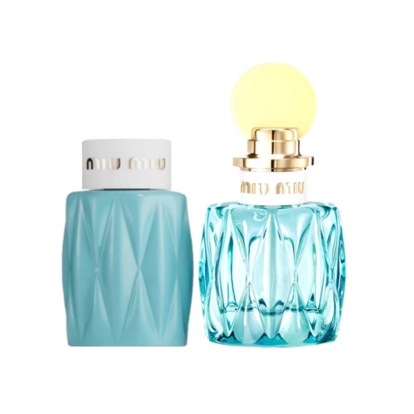 Miu Miu L'Eau Bleue Gift Set 100ml EDP + 100ml Body Lotion - My Revere Online Store