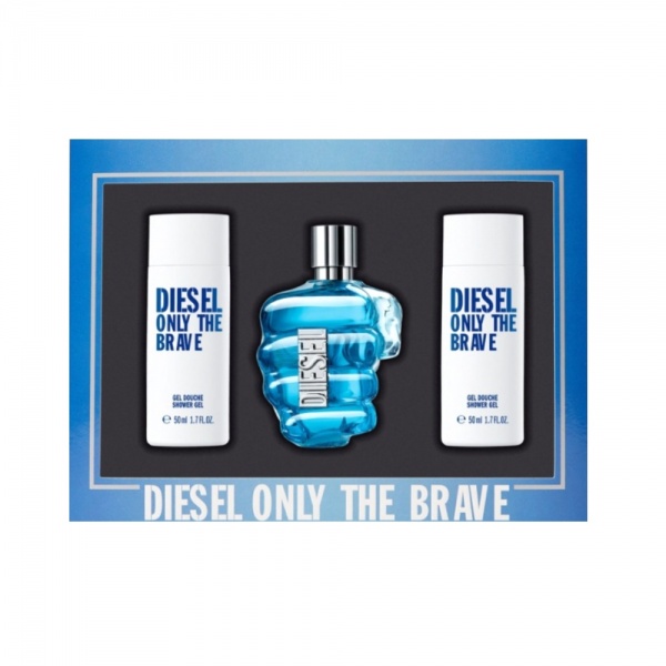 Diesel Only The Brave Gift Set 50ml EDT + 2 x 50ml Shower Gel - My ...